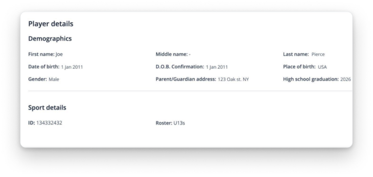Sports League Management Software for League Operations