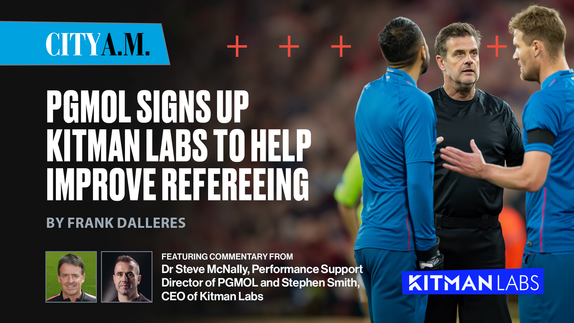 PGMOL Signs up Kitman Labs to Help Improve Refereeing - Kitman Labs